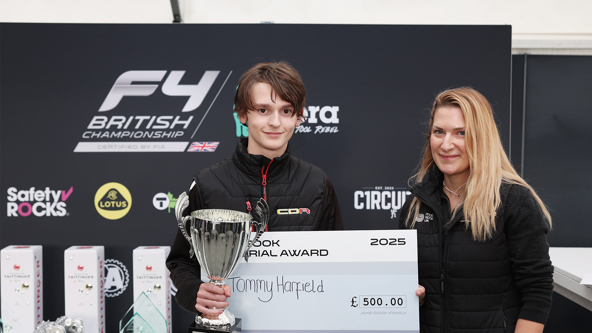FIA British F4 Championship | Tommy Harfield wins 2025 Jake Cook ...
